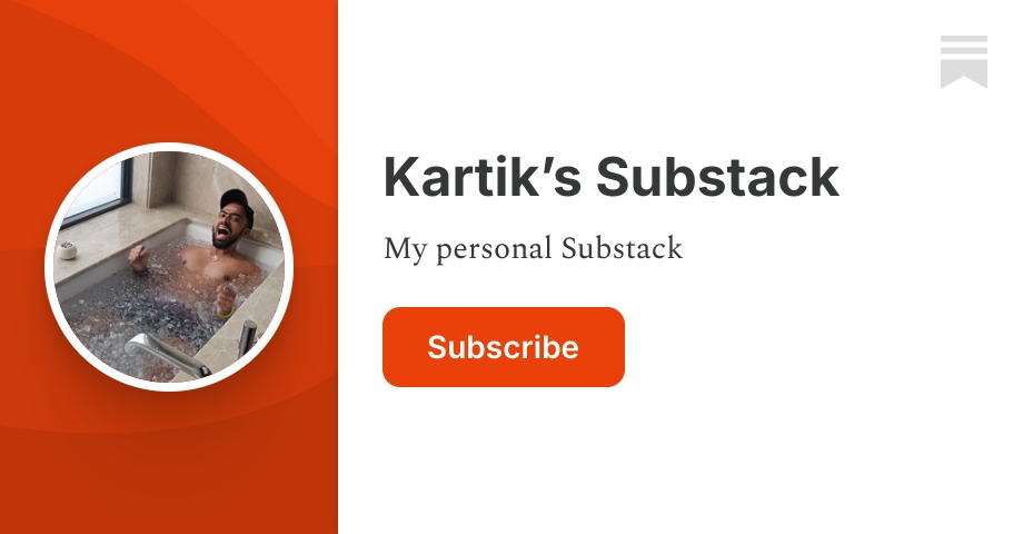 Kartik’s Substack | Kartik Iyer | Substack