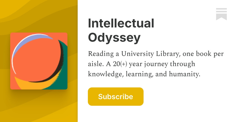 Intellectual Odyssey | Jacob Lehman | Substack