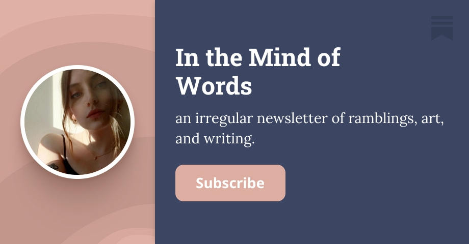 In the Mind of Words | Shan Cahill | Substack