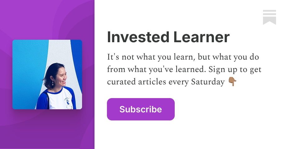 Invested Learner | Bituin Callanta | Substack