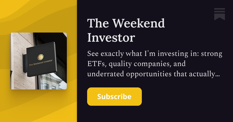 The Weekend Investor | Alexis von Roenne | Substack