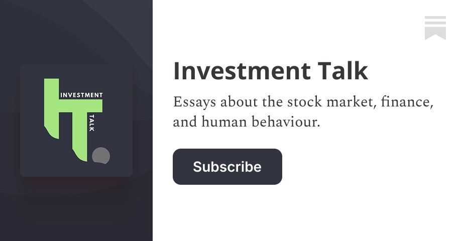 Investment Talk | Conor Mac | Substack
