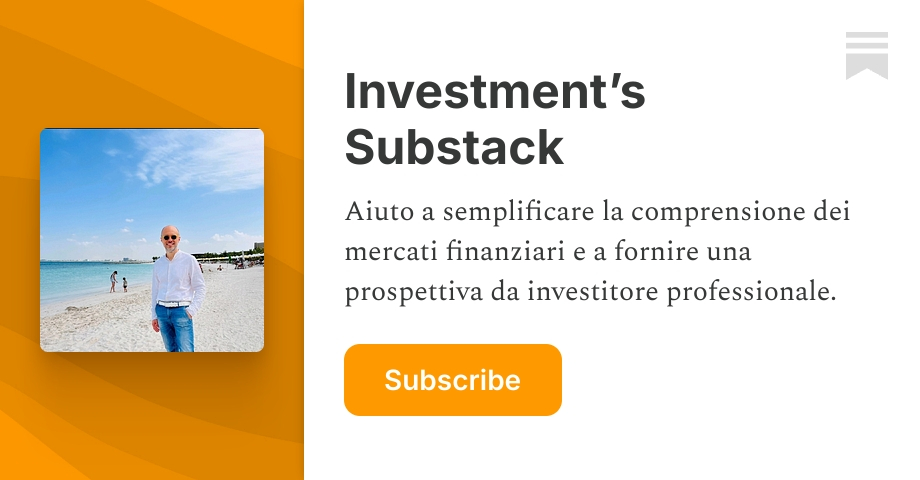 Investment’s Substack | Investment tribe | Substack