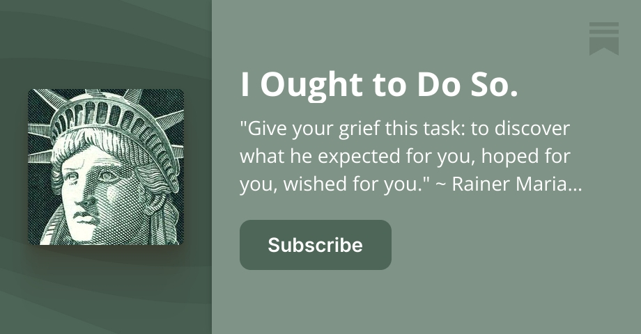 Archive - I Ought to Do So.