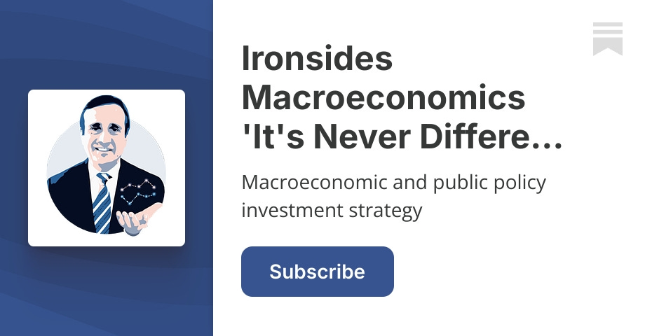 Ironsides Macroeconomics 'It's Never Different This Time' | Barry C ...