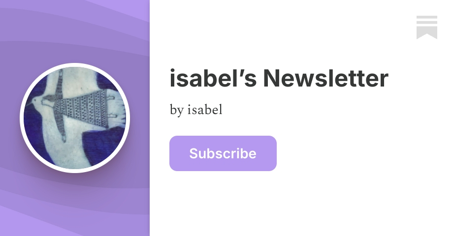 Empyrean Friends - isabel’s Newsletter