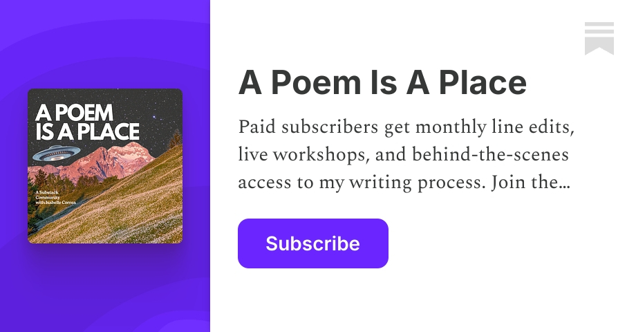 Be Strange Be Tender Be Wild | Isabelle Correa | Substack