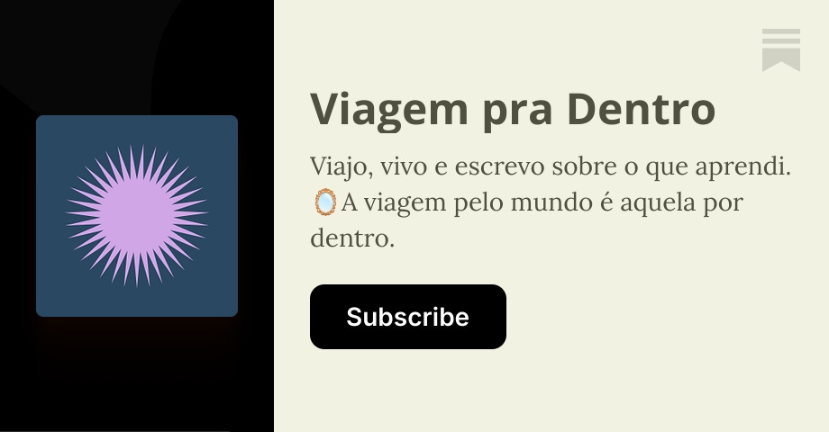 Viagem pra Dentro | Isadora Reis | Substack