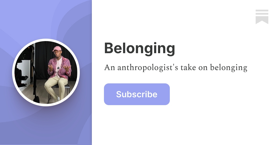 Belonging | Isaiah Wellington-Lynn | Substack