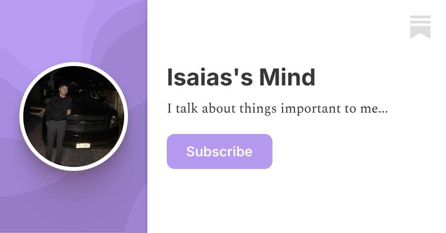 Isaias's Mind | Substack