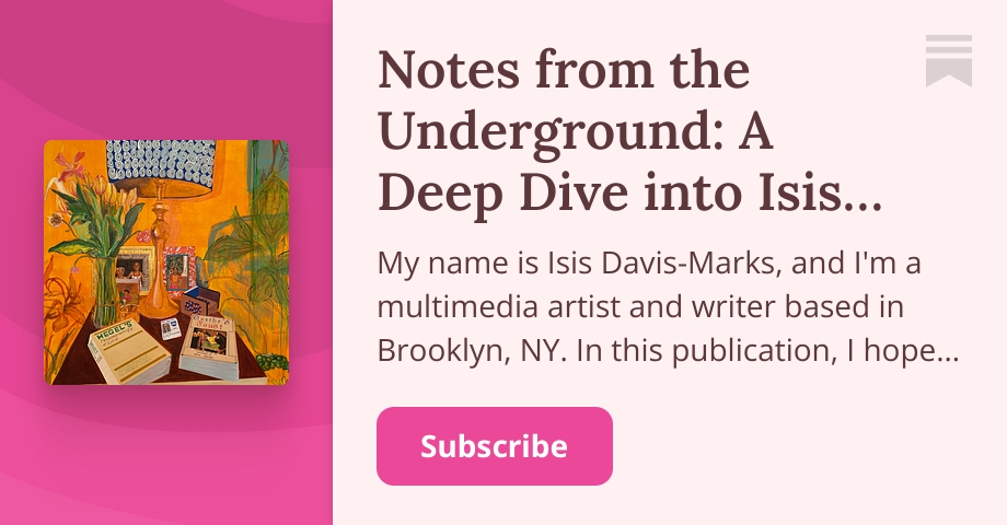 Notes from the Underground: A Deep Dive into Isis' Practice | Isis ...