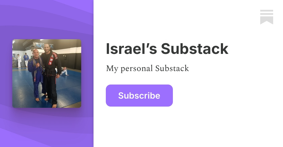 Israel’s Substack | Israel Joffe | Substack