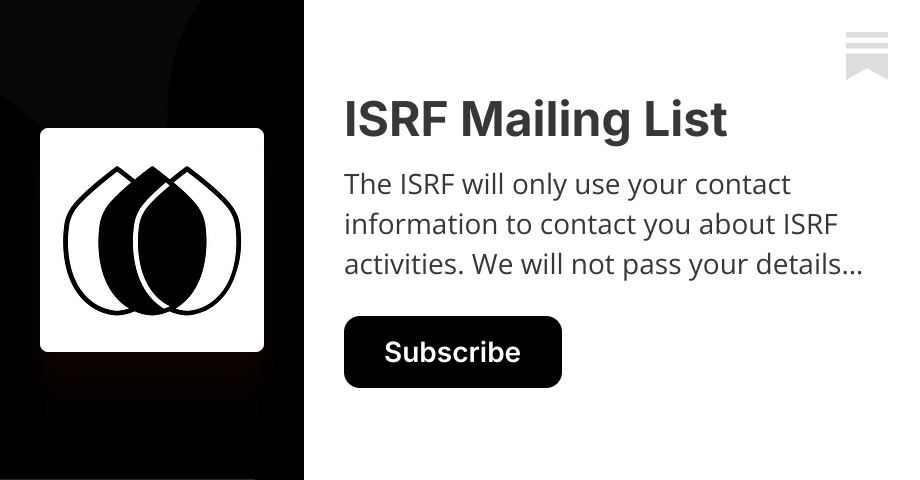ISRF Mailing List | Substack