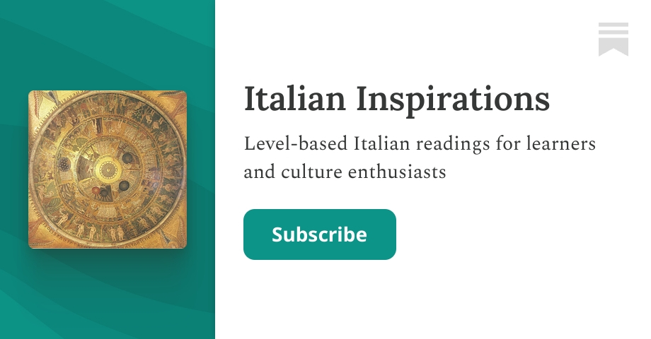 Italian Inspirations | Elena Ribaudo | Substack
