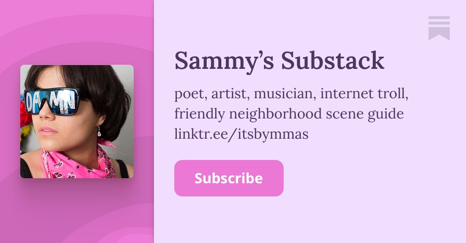 Sammy’s Substack | Sammy B | Substack