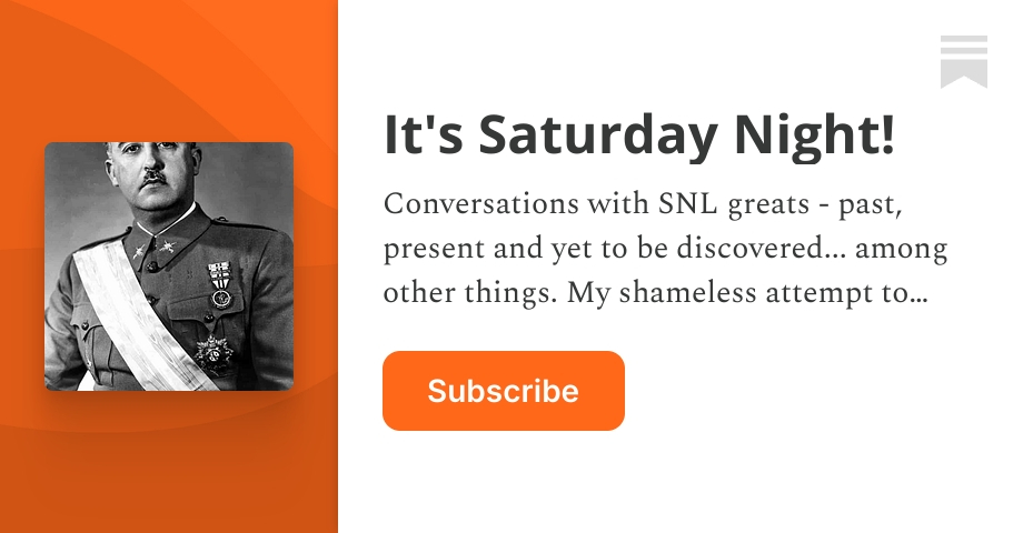 It's Saturday Night! | Christopher Manson | Substack