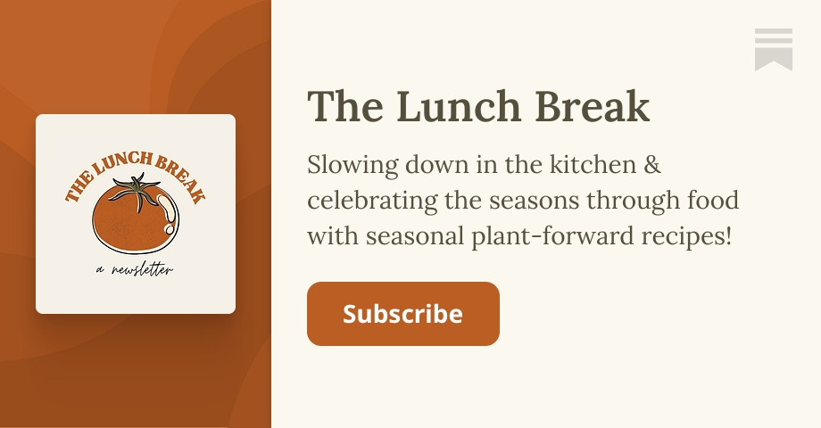 The Lunch Break | Natalie Marie | Substack
