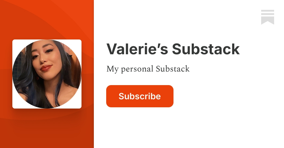 Valerie’s Substack | Valerie Lee | Substack
