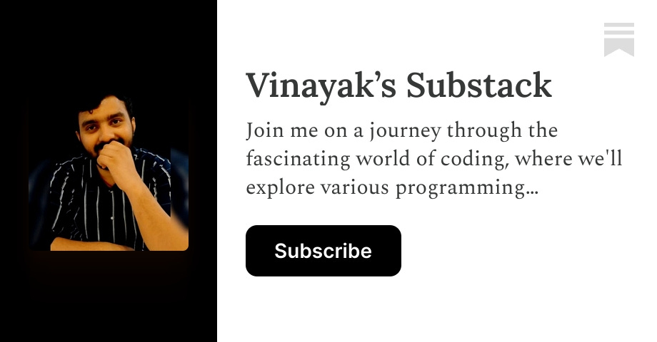 Vinayak’s Substack | Vinayak Sharma | Substack