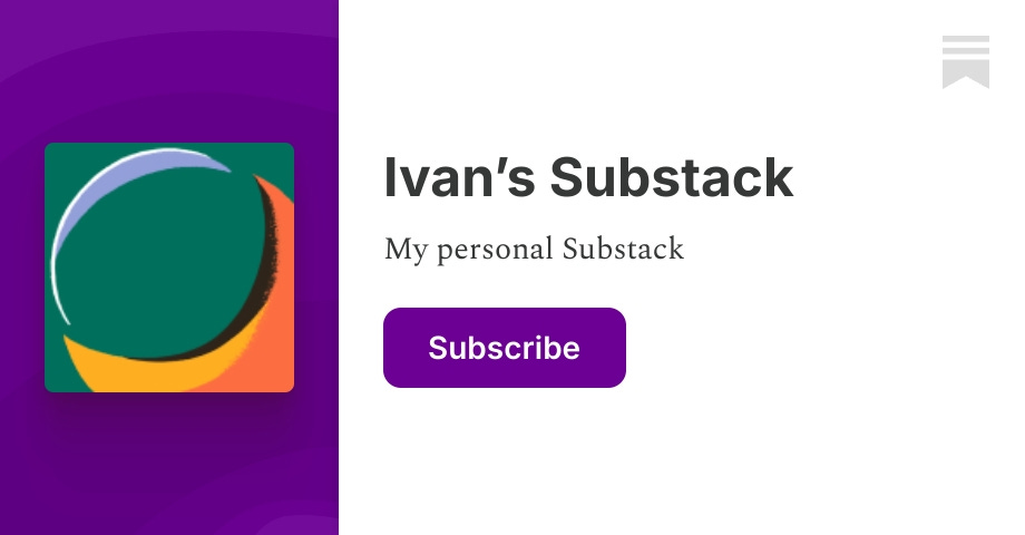 Ivan’s Substack | Ivan Papiol | Substack