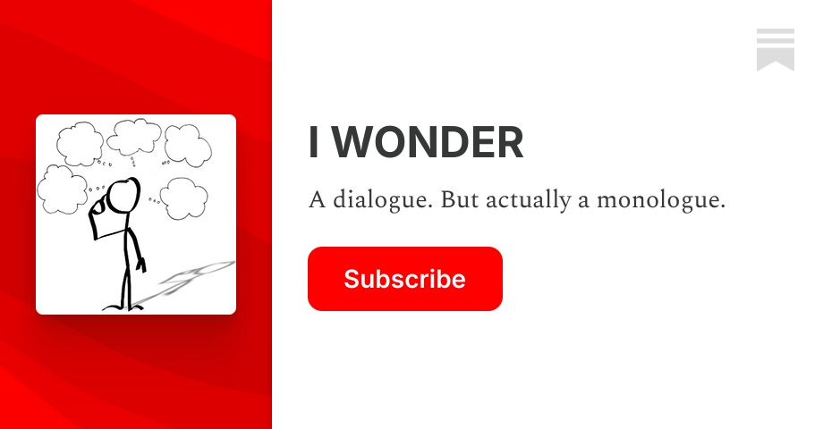 I WONDER | Jenny Bahn | Substack