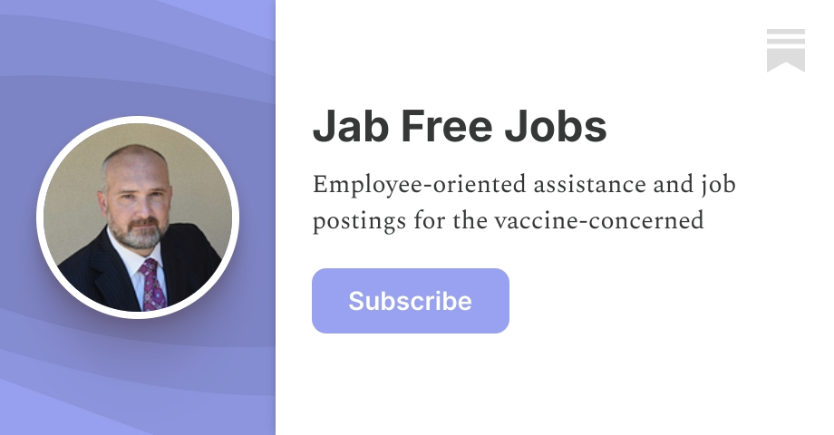 Jab Free Jobs | Joshua Carden | Substack