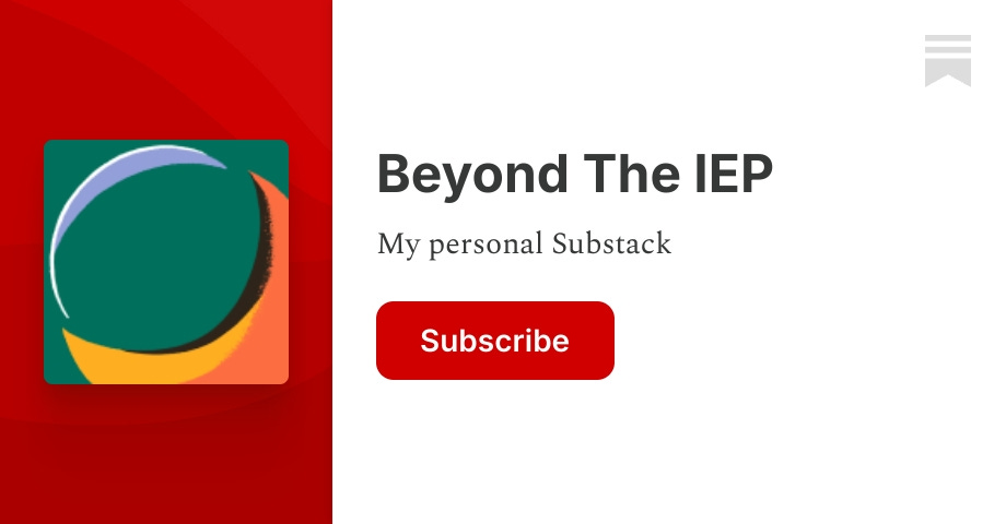 Beyond The IEP | Jackie McNair | Substack