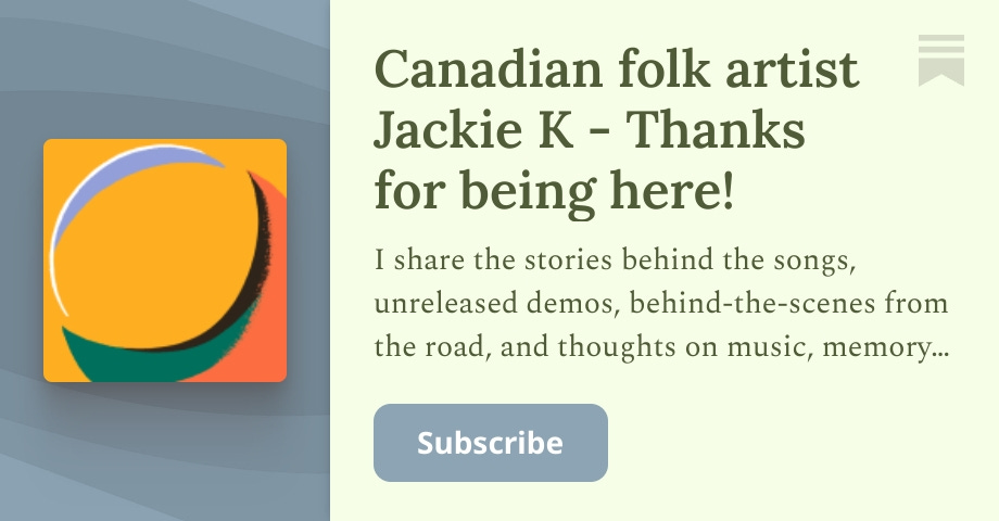 Jackie’s Substack | Jackie K | Substack