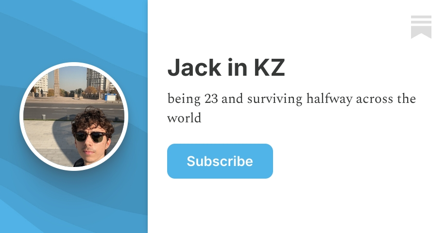 Jack in KZ | Jack Styler | Substack