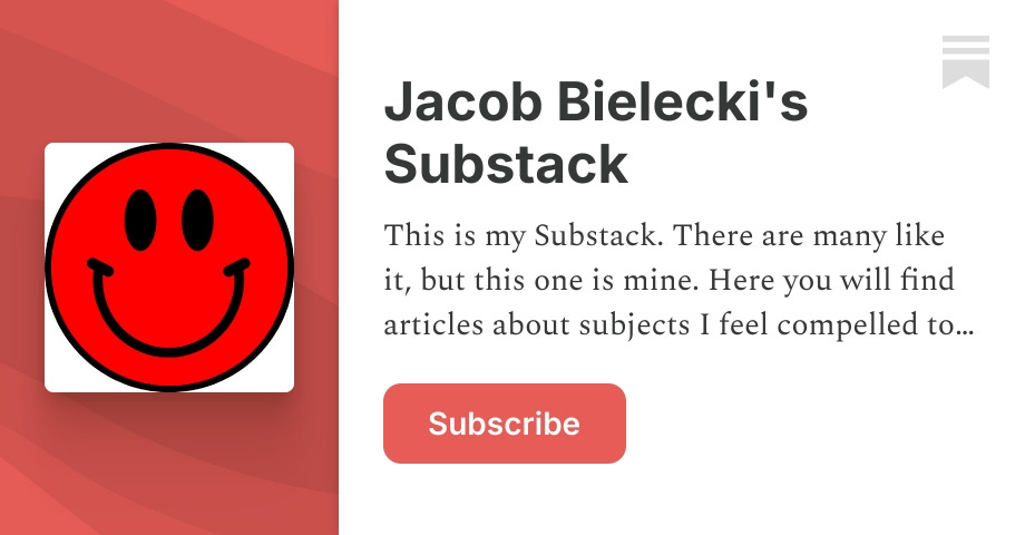 Jacob Bielecki's Substack | Substack