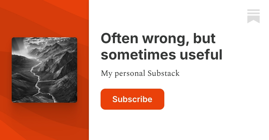 Often wrong, but sometimes useful | Jacob Edenhofer | Substack