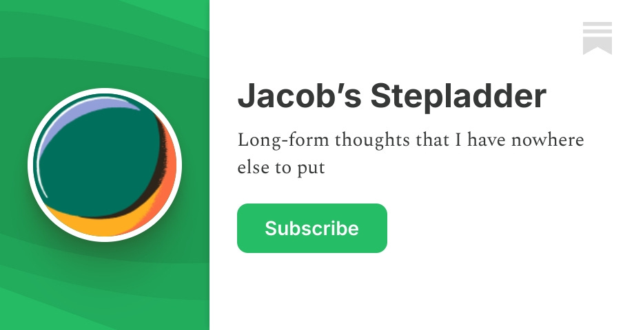 Jacob’s Stepladder | Substack
