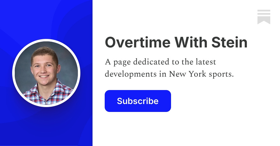Overtime With Stein | Jacob Steinberg | Substack