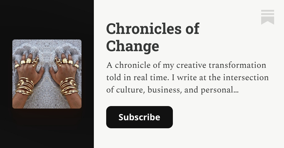 Chronicles of Change | Jacquie Verbal | Substack