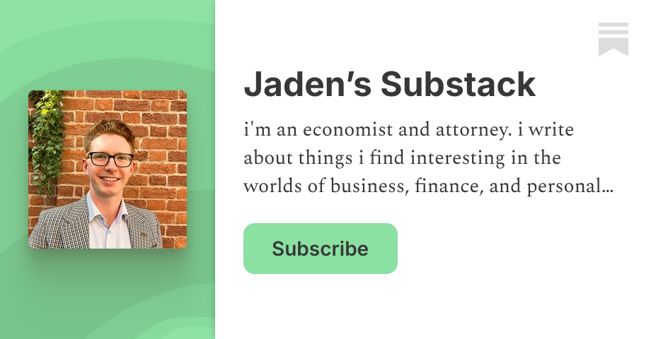 Jaden’s Substack | Jaden Warren | Substack