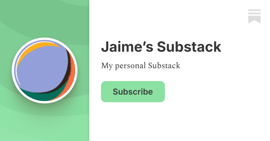 Jaime’s Substack | Jaime Ramirez | Substack
