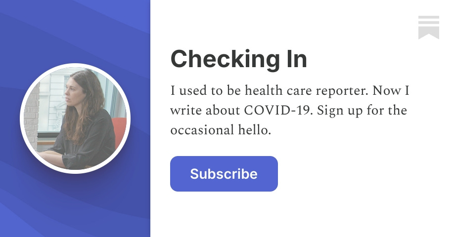 Checking In | Jaimy Lee | Substack