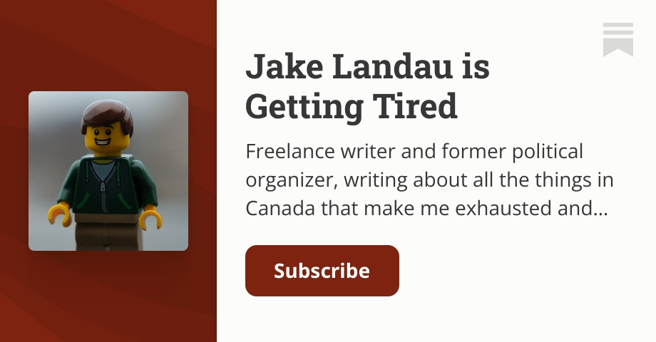 Jake Landau is Getting Tired | Substack