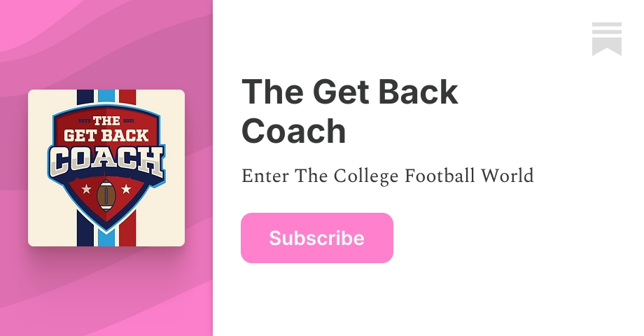 The Get Back Coach | Jake Myers | Substack