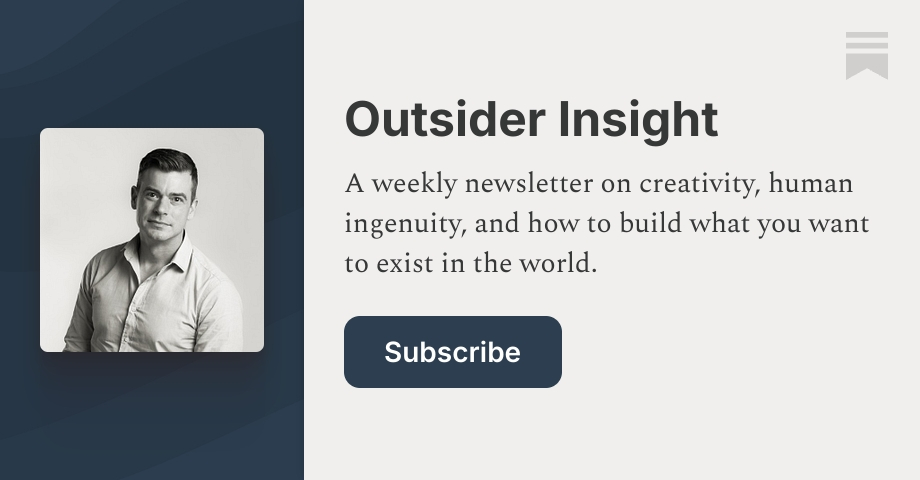 Story, Art, and Design | James Buckhouse | Substack