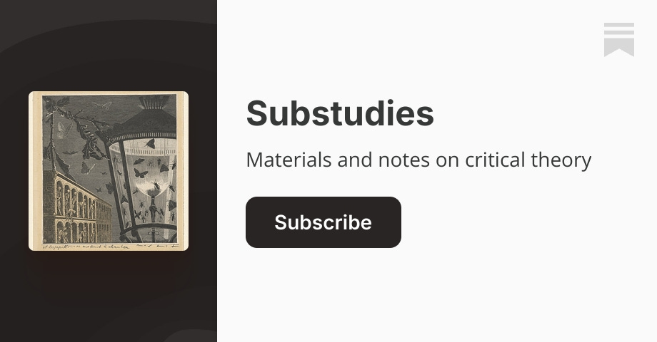 Substudies | James Crane | Substack
