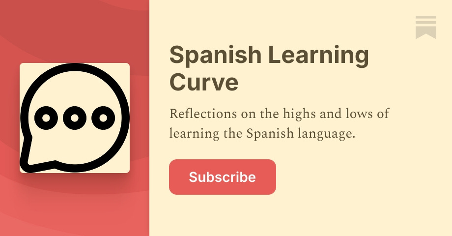 Spanish Learning Curve | James Vincent | Substack