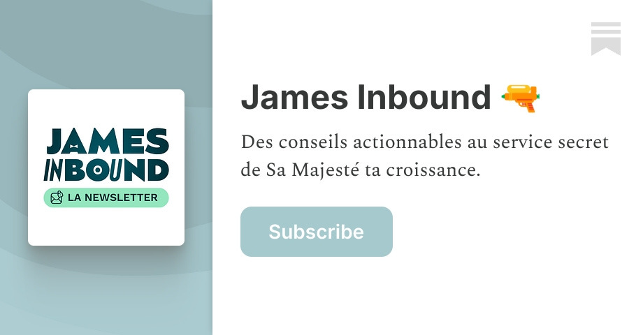 James Inbound 🔫 | Cédric Costa | Substack
