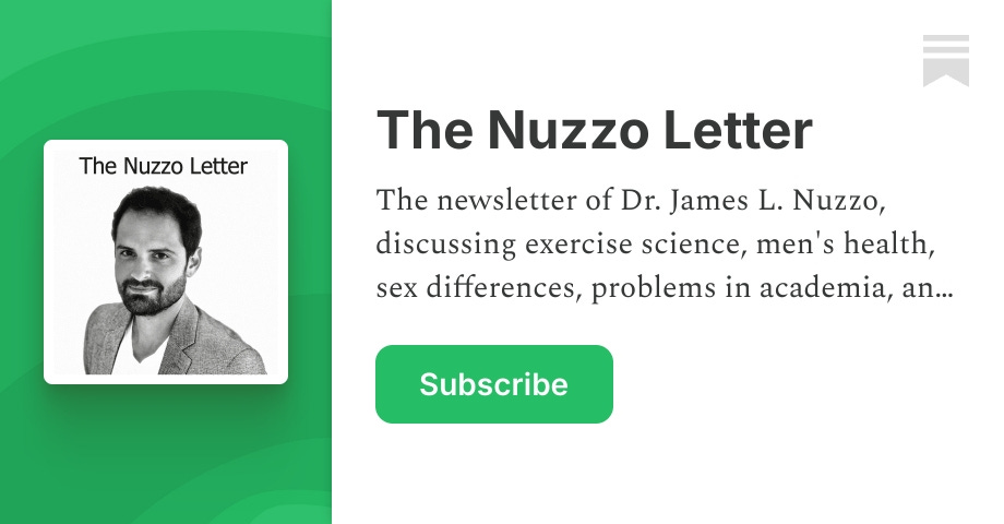 The Nuzzo Letter | James L. Nuzzo | Substack