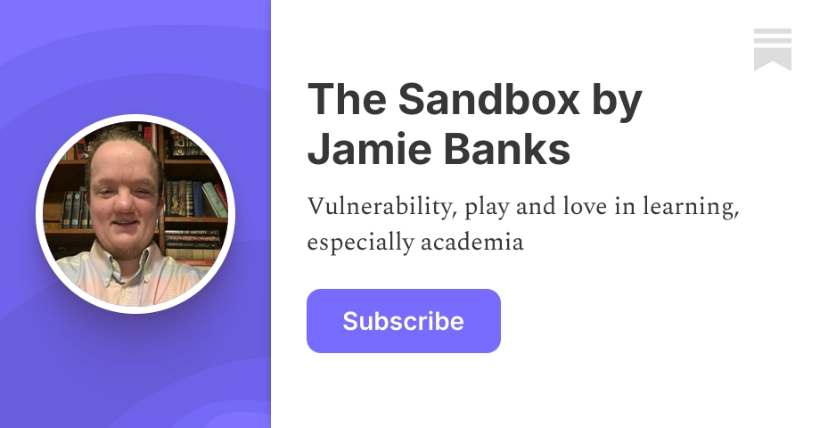 Dear reader... - The Sandbox by Jamie Banks