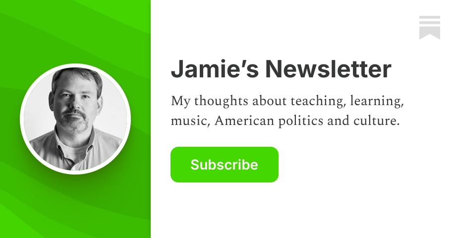Jamie’s Newsletter | Jamie Stewart | Substack