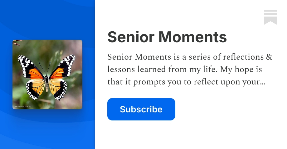 Archive - Senior Moments