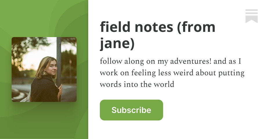 SO MUCH FUN LATELY... - by Jane! - jane's Substack