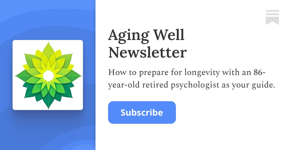 Aging Well Newsletter | Janice Walton | Substack