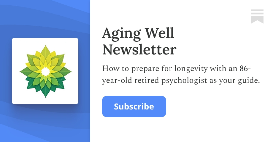 Aging Well News | Janice Walton | Substack